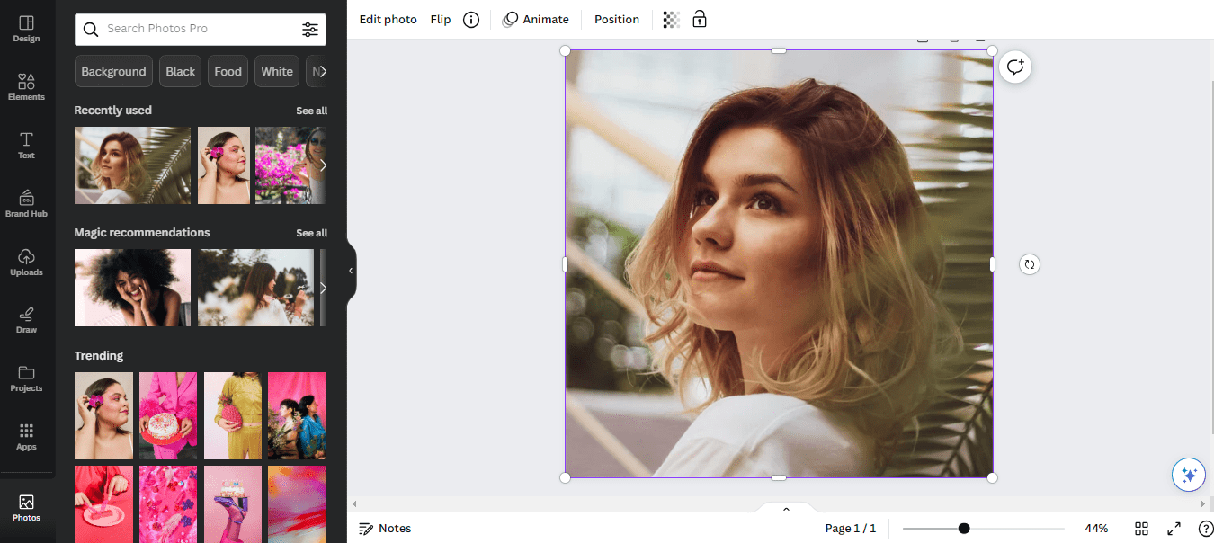How to Blur Pictures or Faces in Pictures Using Canva?